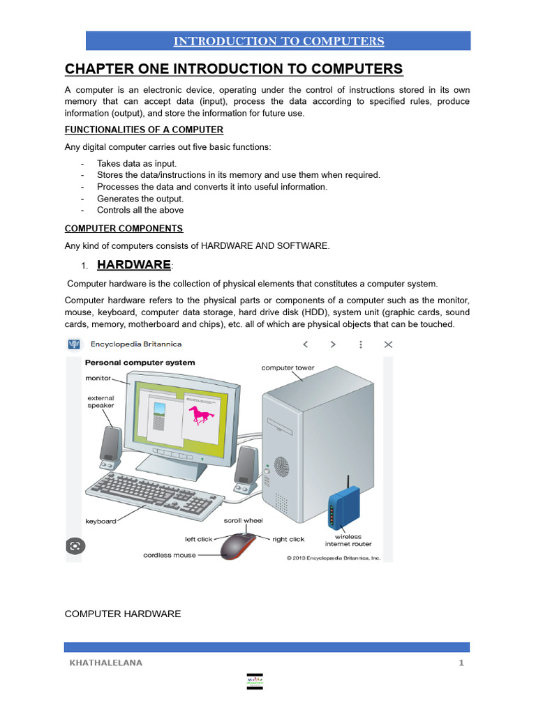 Introduction To Computers | PDF | World Wide Web | Internet & Web