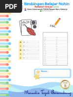 LKPD Menulis Menebalkan Huruf Kelas 1 Bahasa Indonesia | PDF