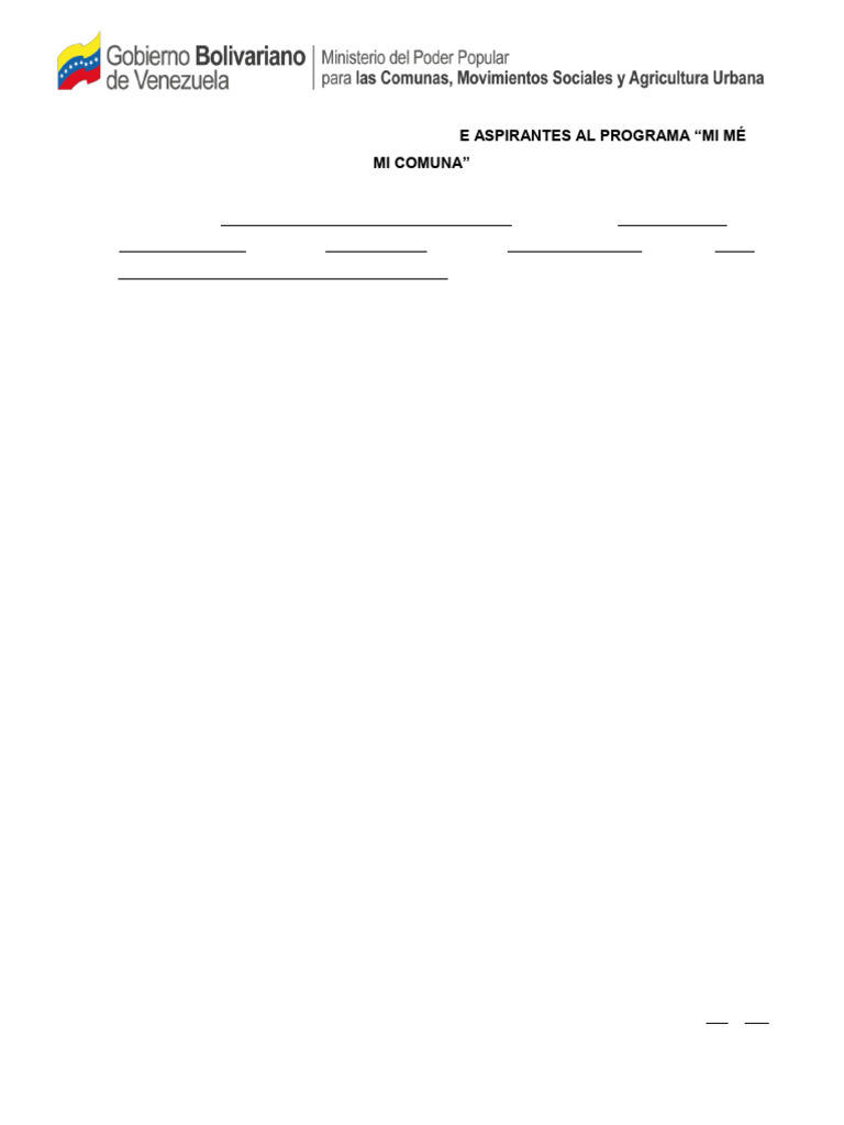 Acta de Postulacion Mi Medico Mi Comuna | PDF | Cuidado de la salud