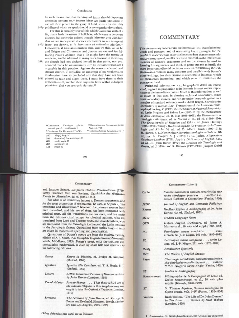 Biathanatos Commentary | PDF