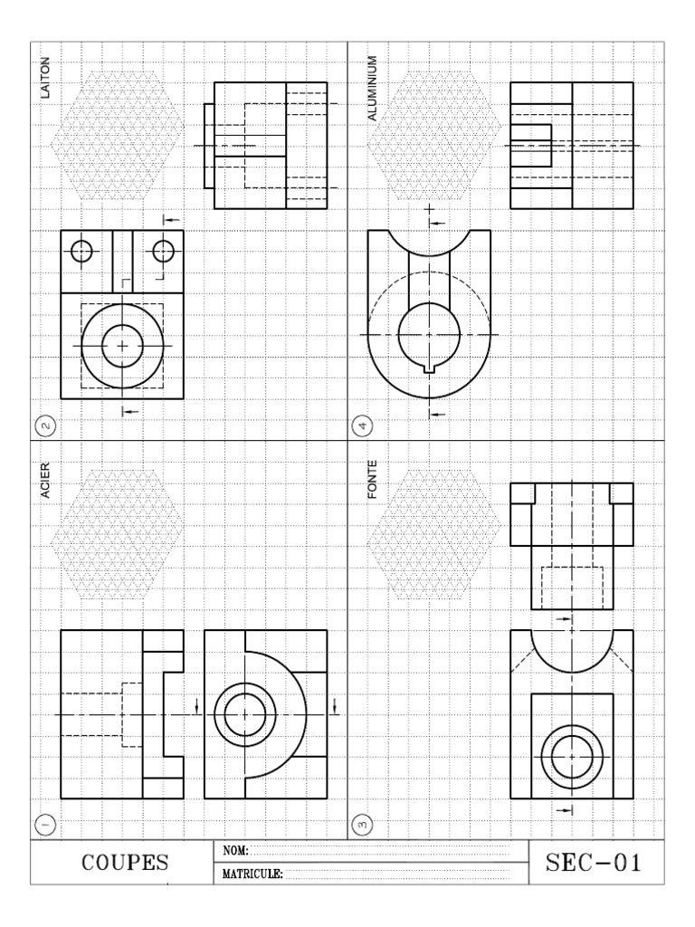 Coupes Et Sections | PDF