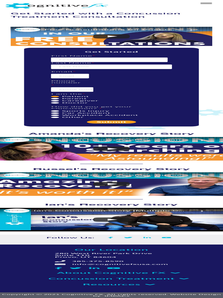 Cognitive FX Consultation Page | PDF