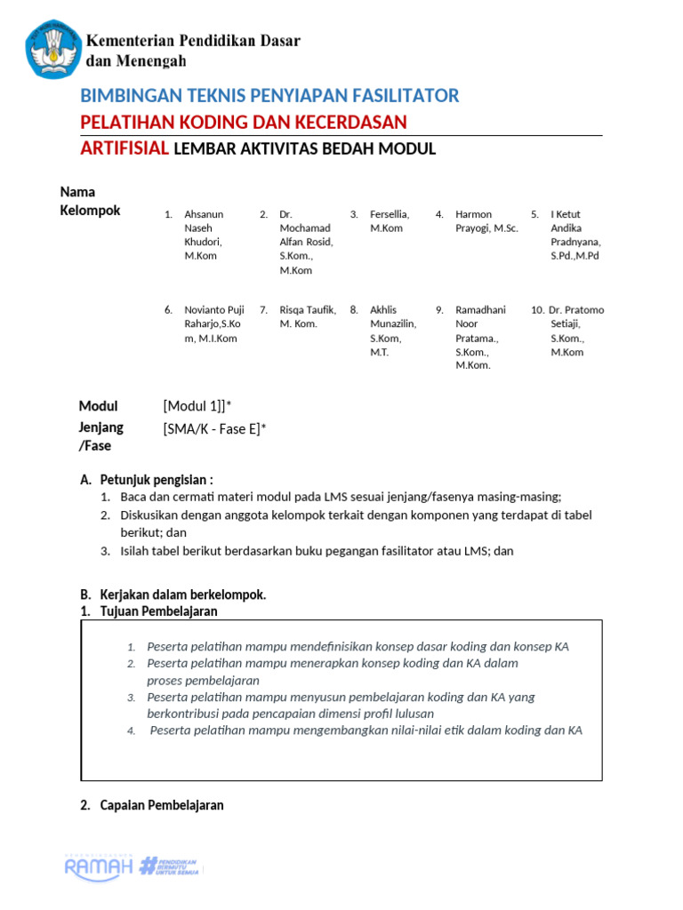 Contoh Bedah Modul | PDF