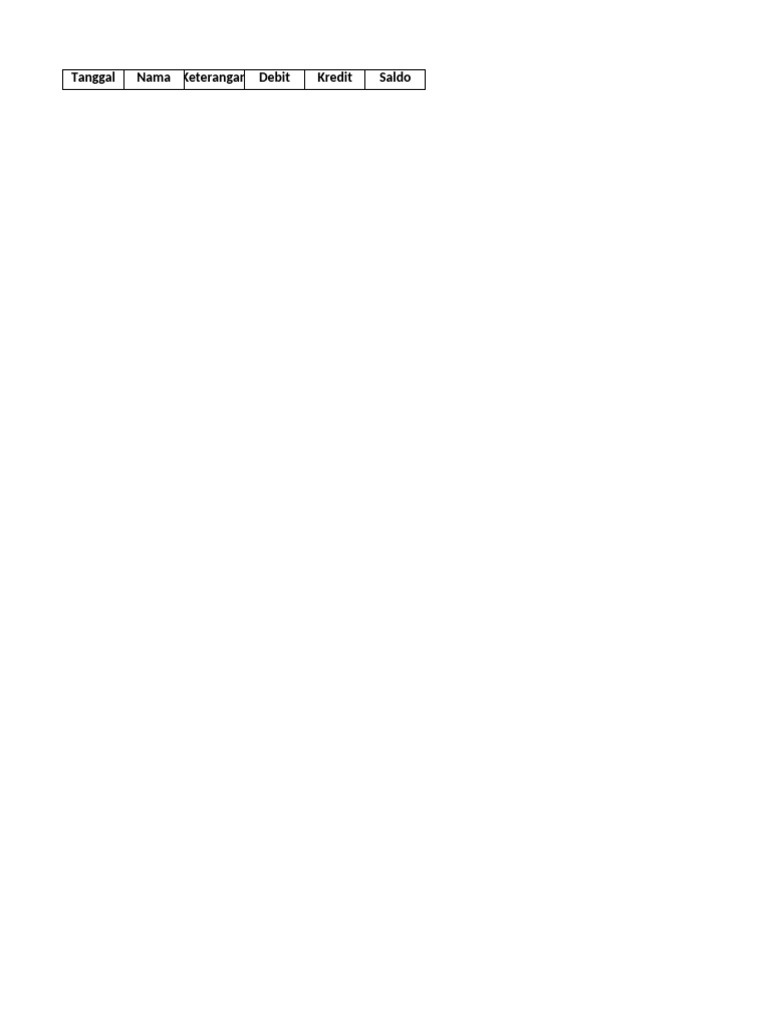 Rekap Transaksi Standar | PDF