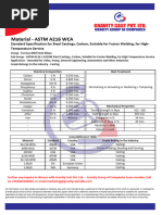 Technical Specifications - ASTM A27 Grade 70-40 | PDF | Steel | Alloy