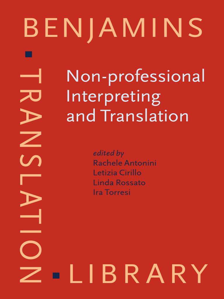 Benjamins: Non-Professional Interpreting and Translation | PDF ...