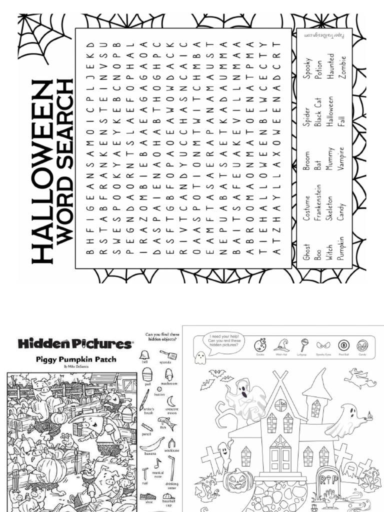 Halloween Worksheet | PDF