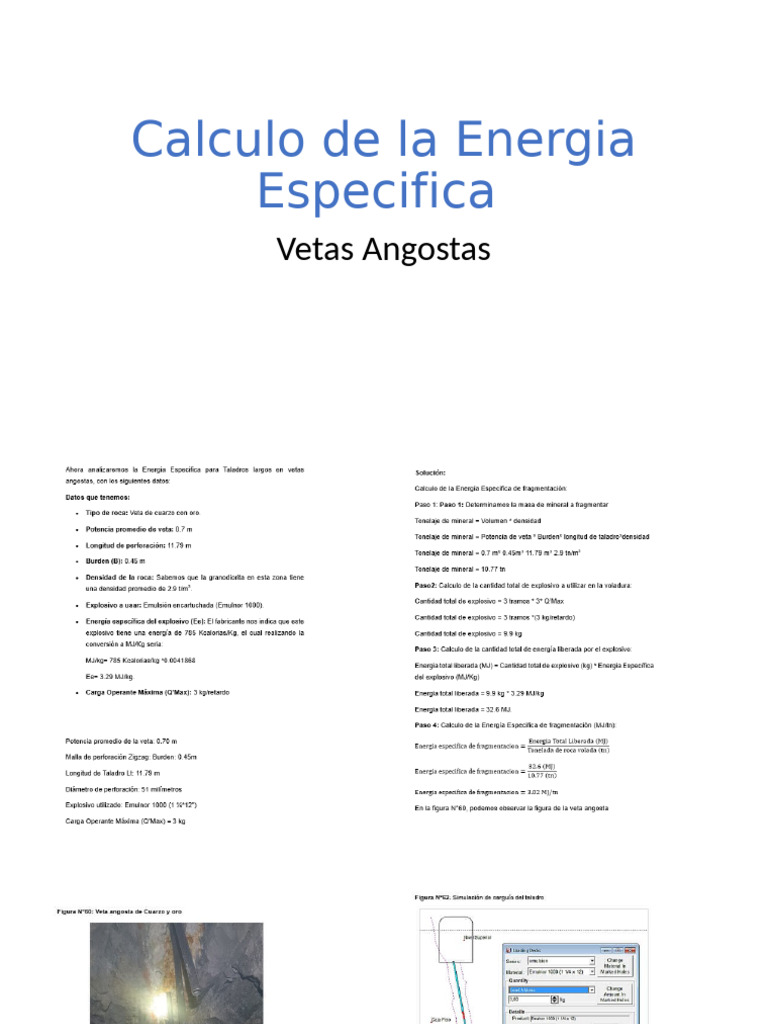 Calculo de La Energia Especifica | PDF