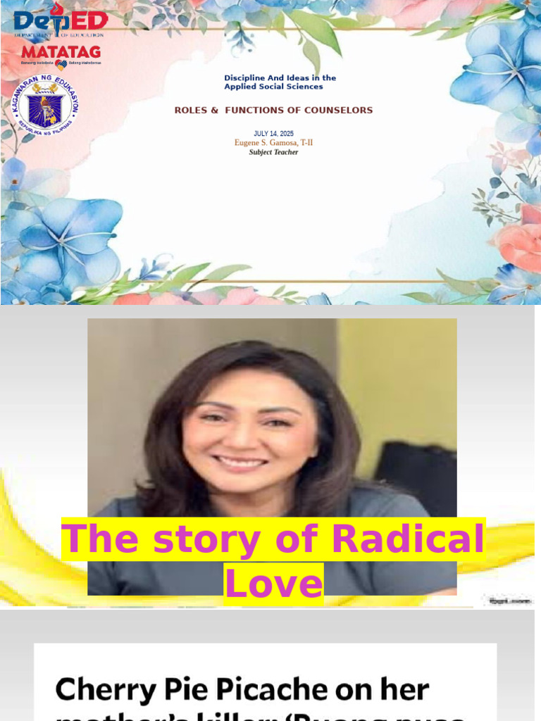 Week 2b Roles Functions Updated 2024 | PDF | Counseling Psychology | Psychotherapy