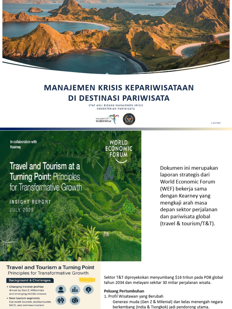 Manajemen Krisis Kepariwisataan Di Destinasi Wisata | PDF