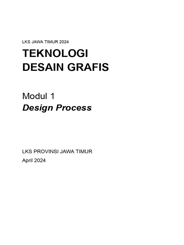 LKS Desain Grafis Jatim 2024 | PDF
