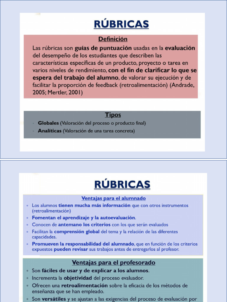 03 Banco de Rubricas Parte III | PDF