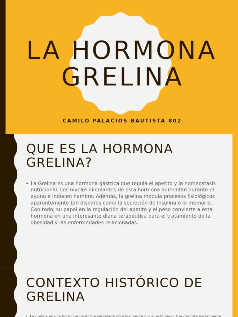 La Grelina | PDF | Hormona | Obesidad