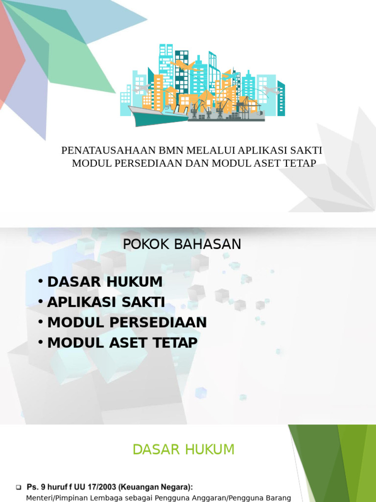 Pengelolaan Persediaan di Aplikasi SAKTI | PDF
