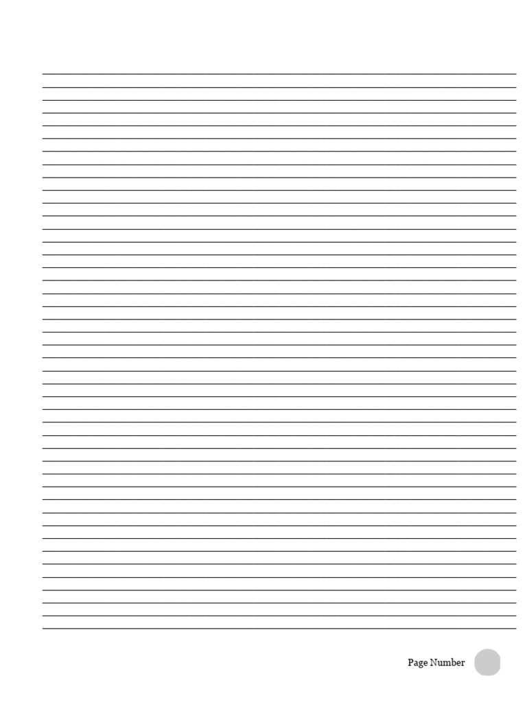 A4 Writing Template in Binder | PDF