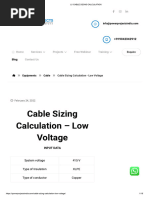 3 Phase Motor Cable Size Calculator | PDF