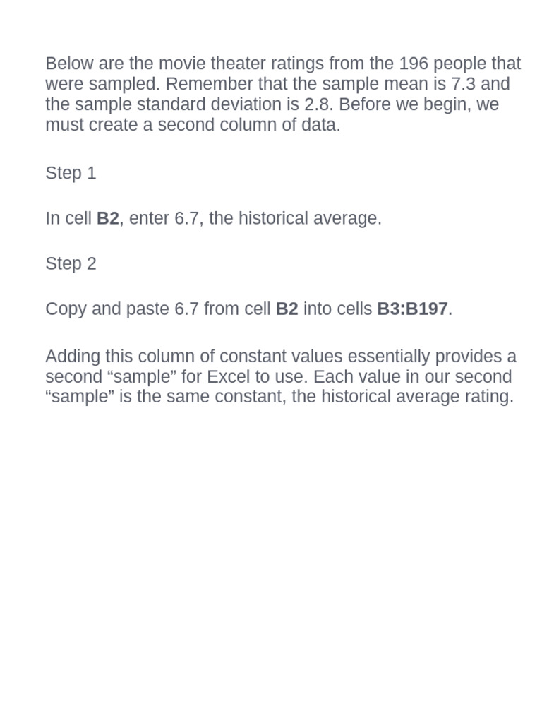 Analyzing Movie Theater Ratings | PDF | Sample Size Determination ...