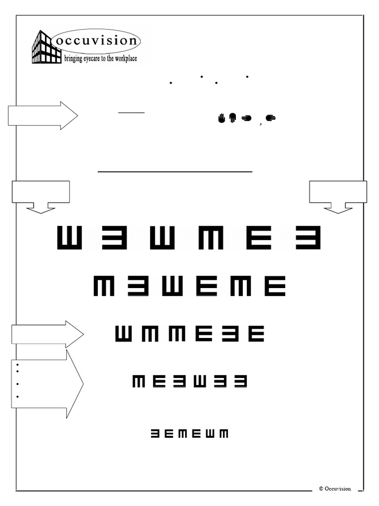 Va Chart Tumbling e | PDF