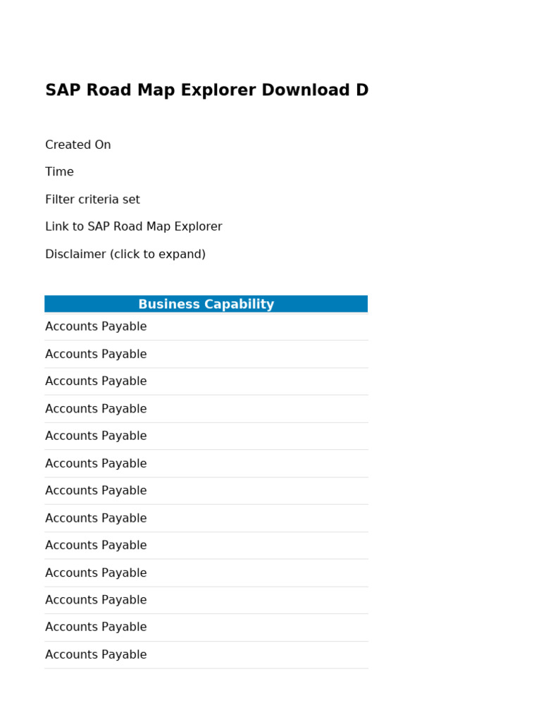 SAP Road Map Explorer 20240705071742 | PDF | Financial Accounting ...