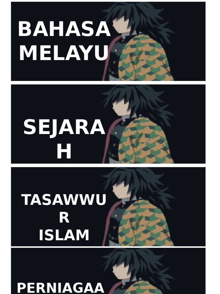 Tajuk Board Belakang Kelas | PDF