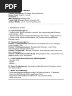 Contoh Format Modul Ajar Pembelajaran Mendalam | PDF