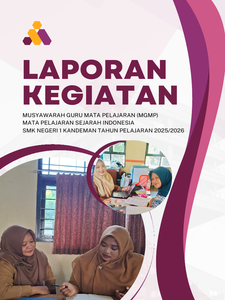 Sampul Laporan Kegiatan Tahunan A4 Dokumen | PDF