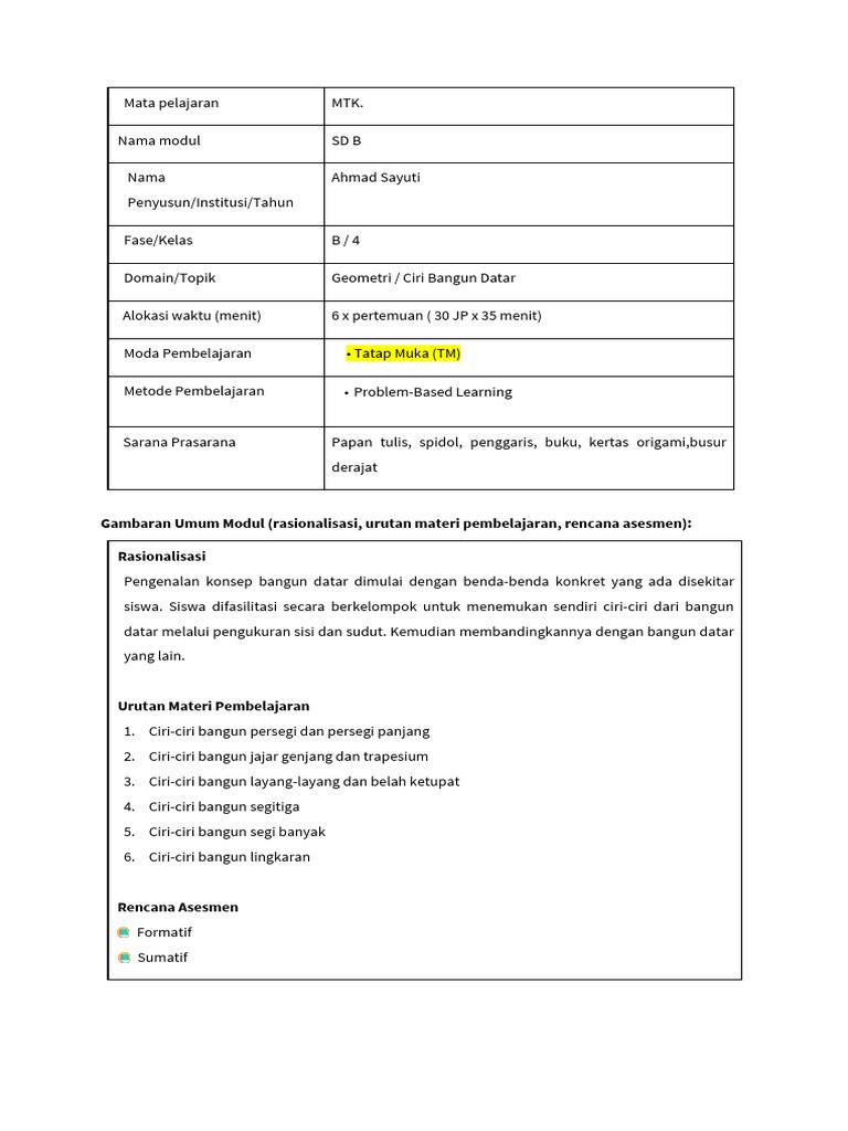 Matematika New Modul | PDF