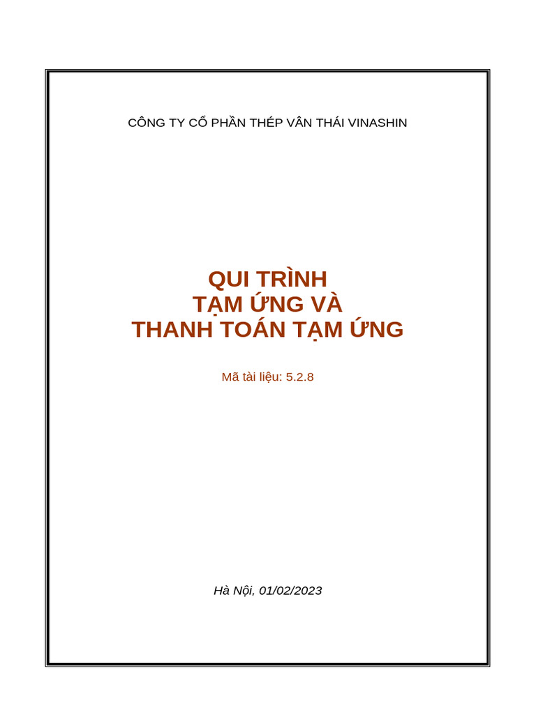 14 - Quy Trình T M NG | PDF