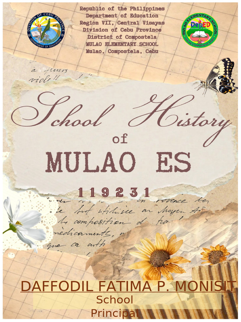 School History Cover of Mulao ES | PDF