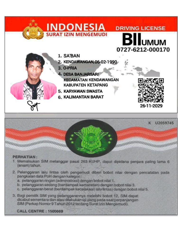 Sim B2 Umum Sa'ban | PDF