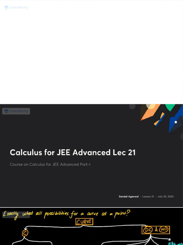 Calculus For JEE Advanced Lec 21 With Anno | PDF