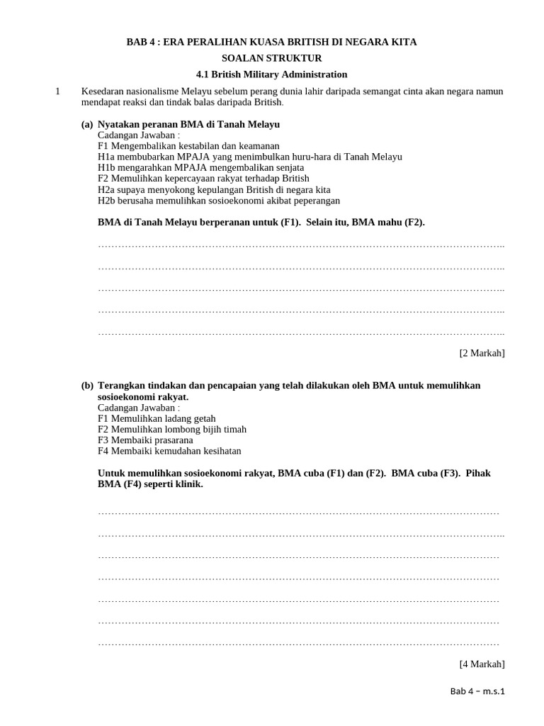 2024 T4 Bab 4 | PDF