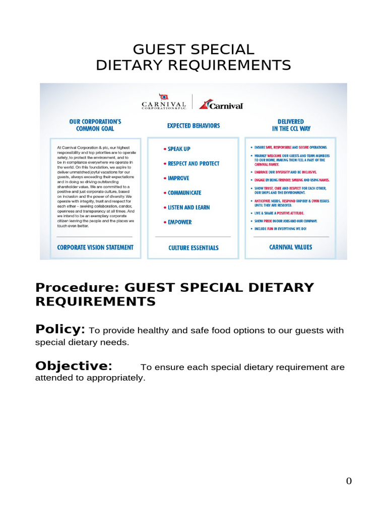 Special Dietary Needs Booklet | PDF | Allergy | Food Allergy