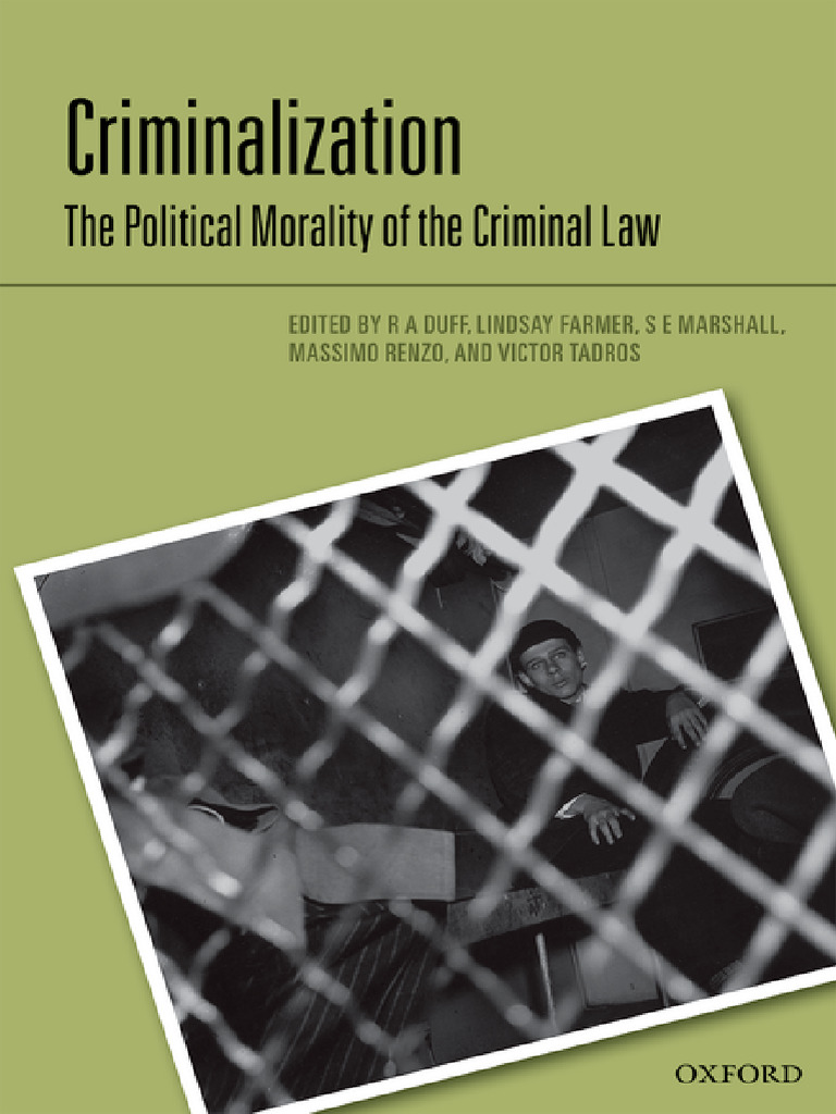 The Political Morality of Criminal Law | PDF | Prosecutor | Criminal Law