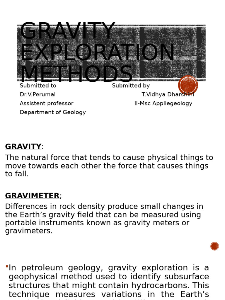Petroleum Geology Gravity Method | PDF | Rock (Geology) | Petroleum Geology