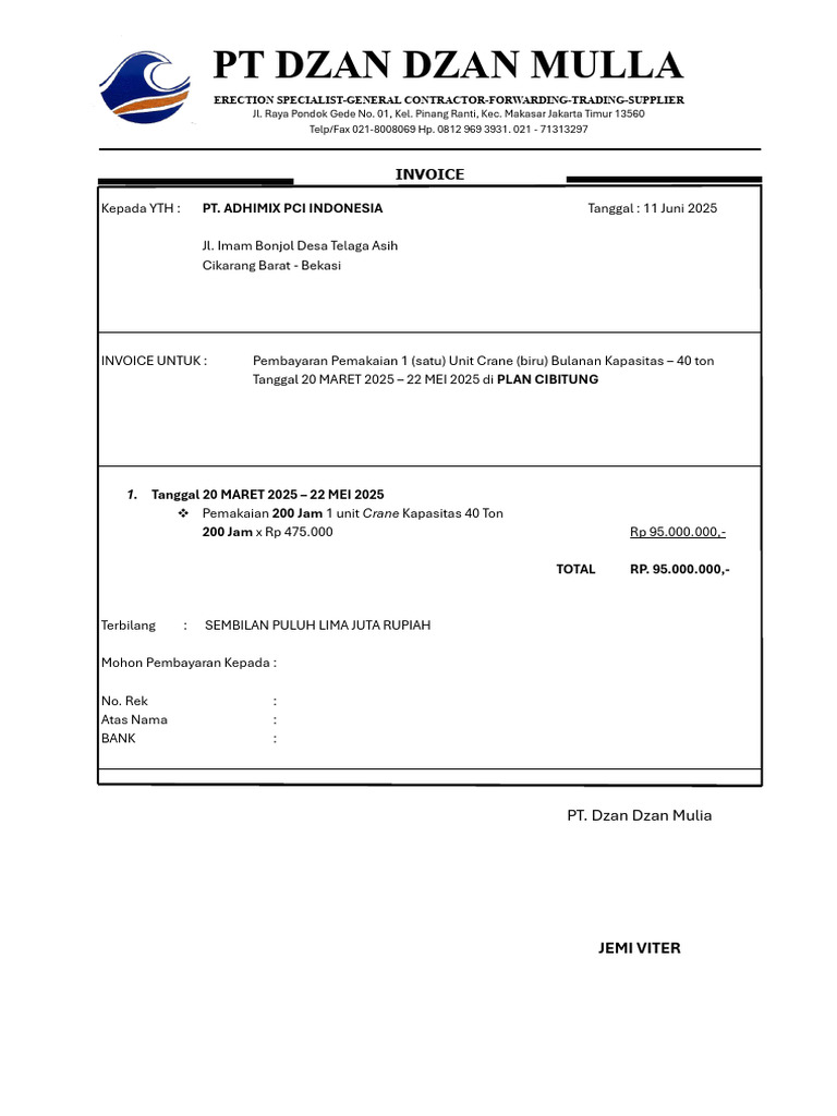 Invoice Tagihan 2 | PDF