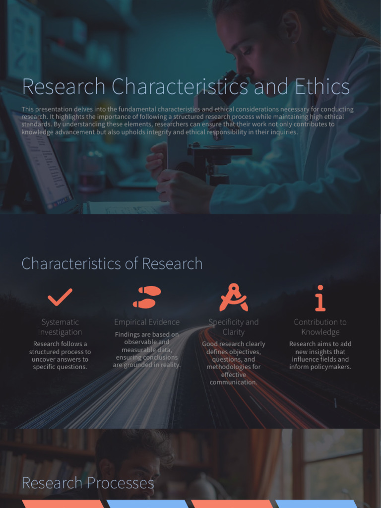 Research Ethics and Characteristics Guide | PDF | Knowledge | Information