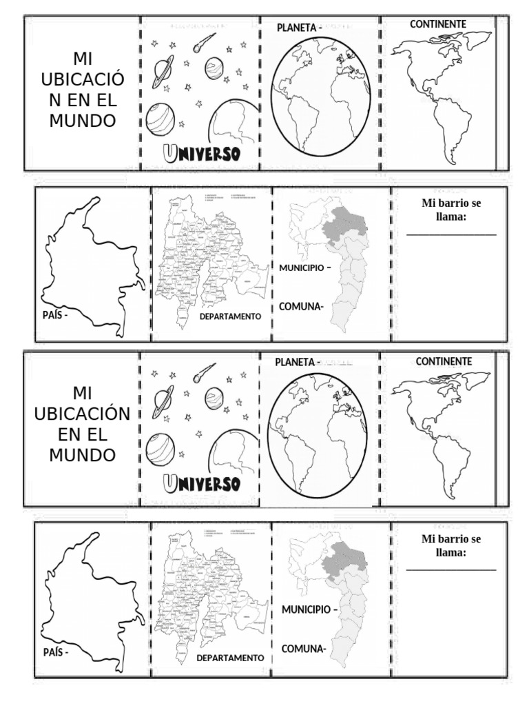 Mi Ubicación en El Mundo | PDF