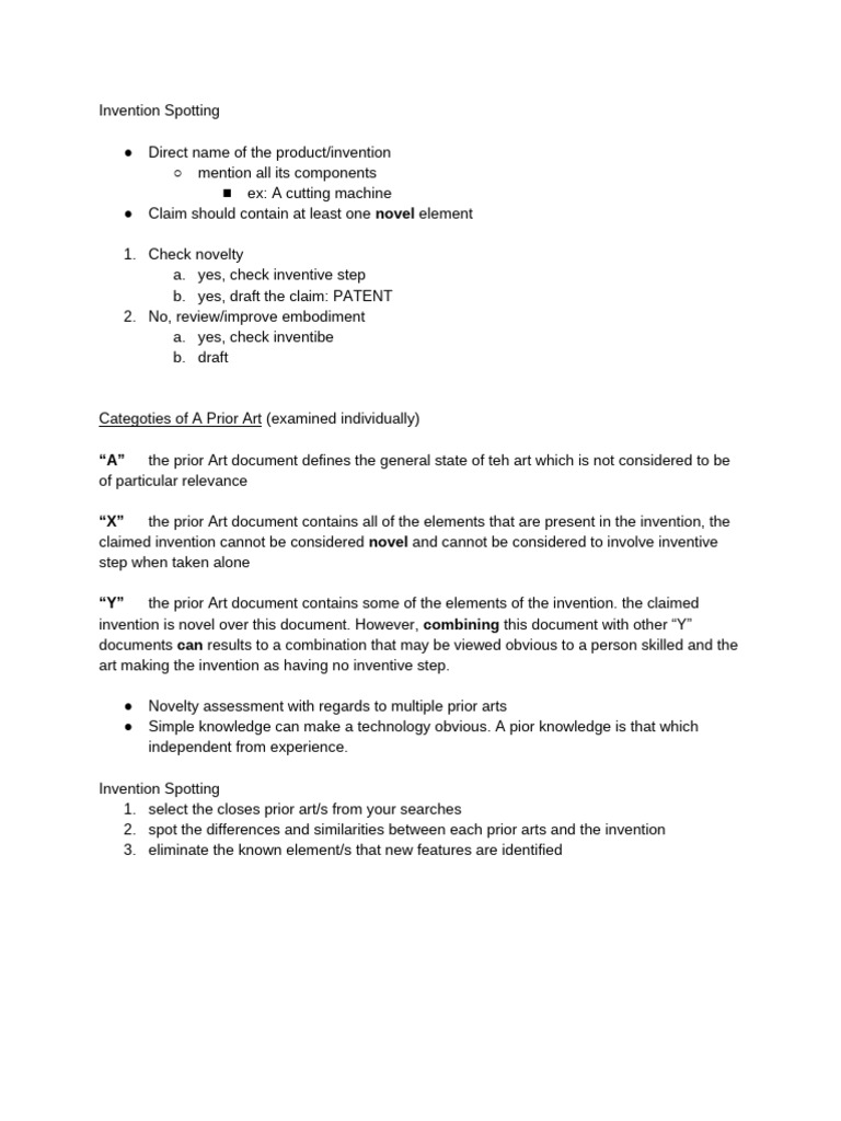 Invention Spotting | PDF