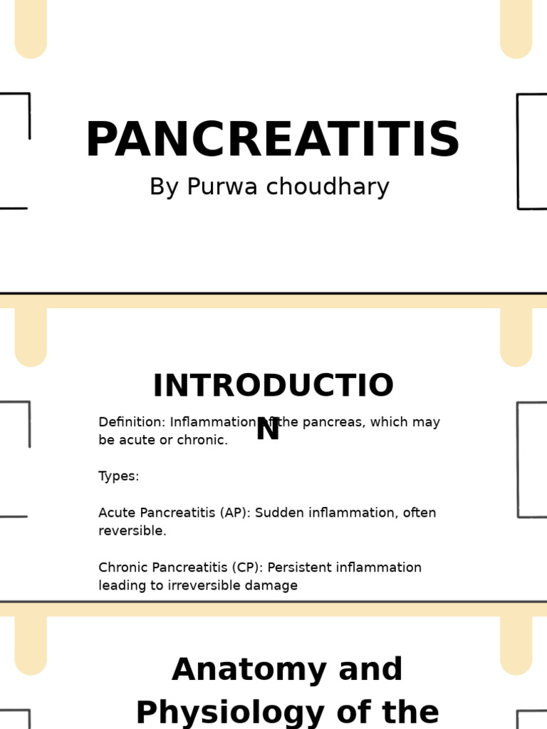 Pancreatitis - 20250717 - 083906 - 0000 | PDF | Pancreas | Gastroenterology