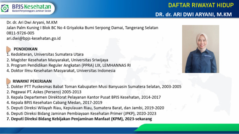 Profil Dr. Ari Dwi Aryani, M.KM | PDF