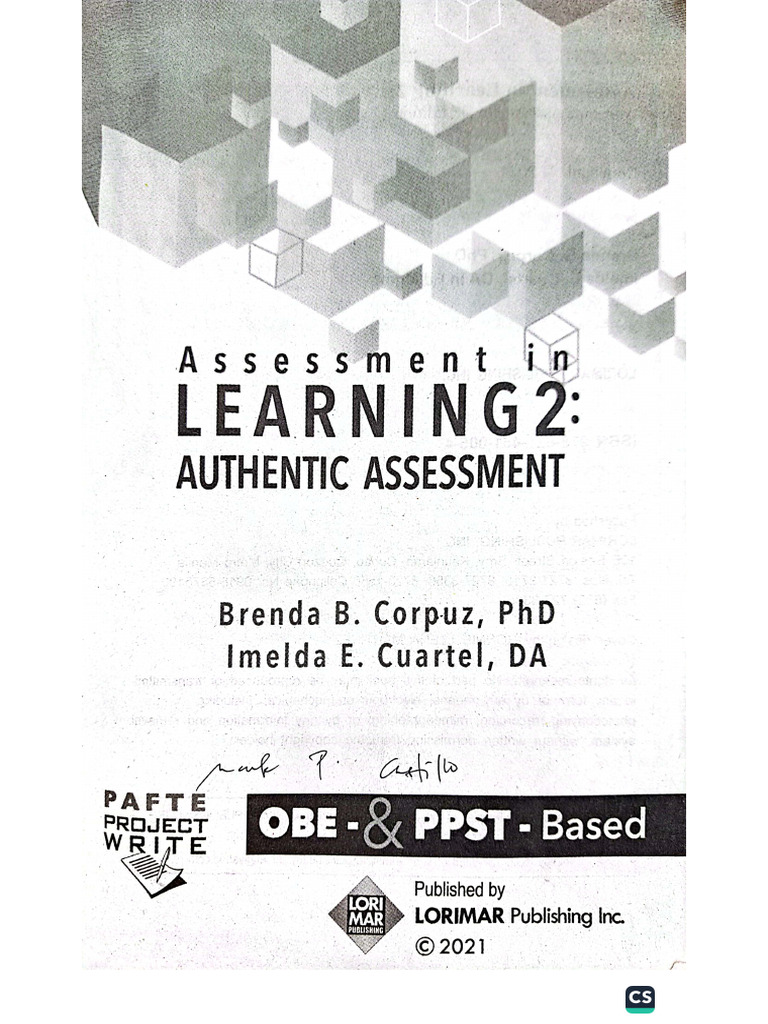 Assessment of Learning 2 - 121611 | PDF