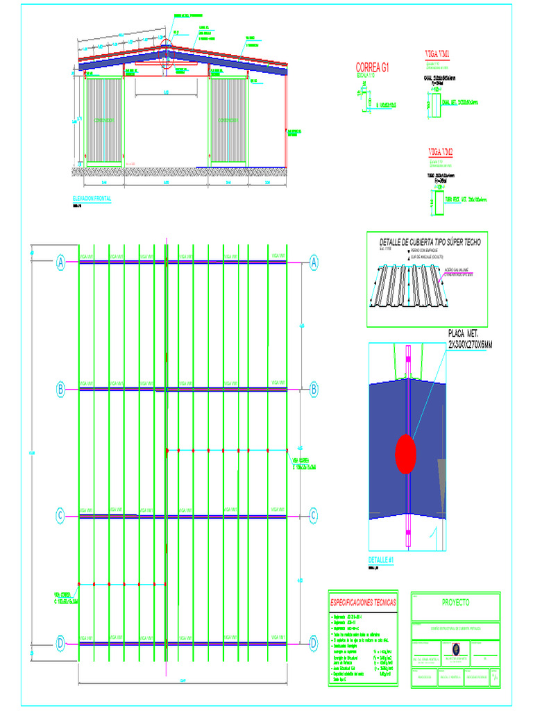 Proyecto Estruc - Hector Nieto - Contenedores (Cotas) - Layout1 | PDF