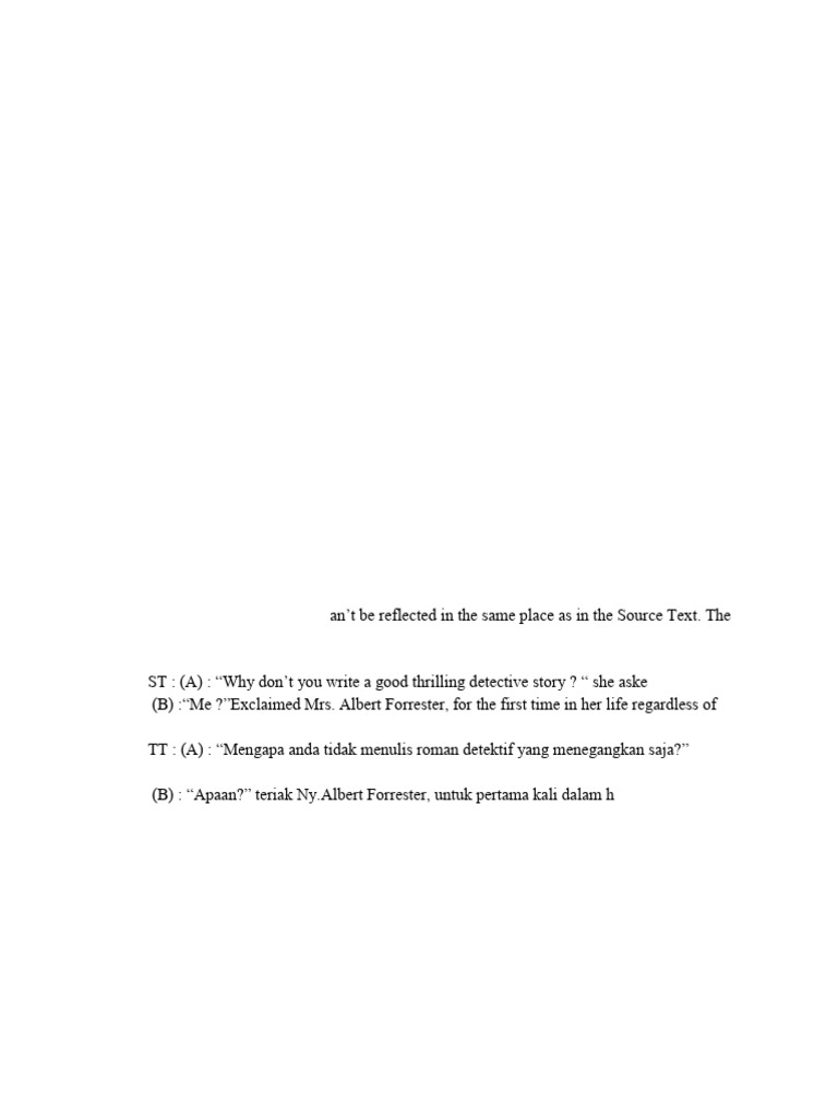 Muhammad Azis Ramadhan Summery of Translation Study Article | PDF ...