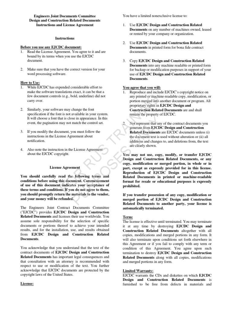 Ejcdc E-500 2008 Rus Version | PDF | Indemnity | Resource Conservation ...