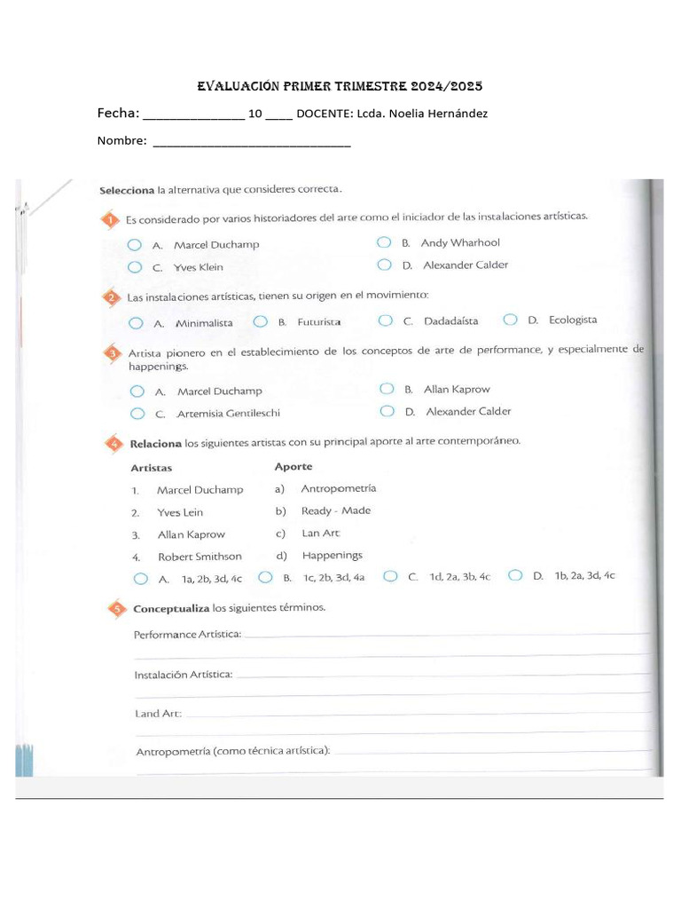 Aporte 1er Trimestre Eca | PDF