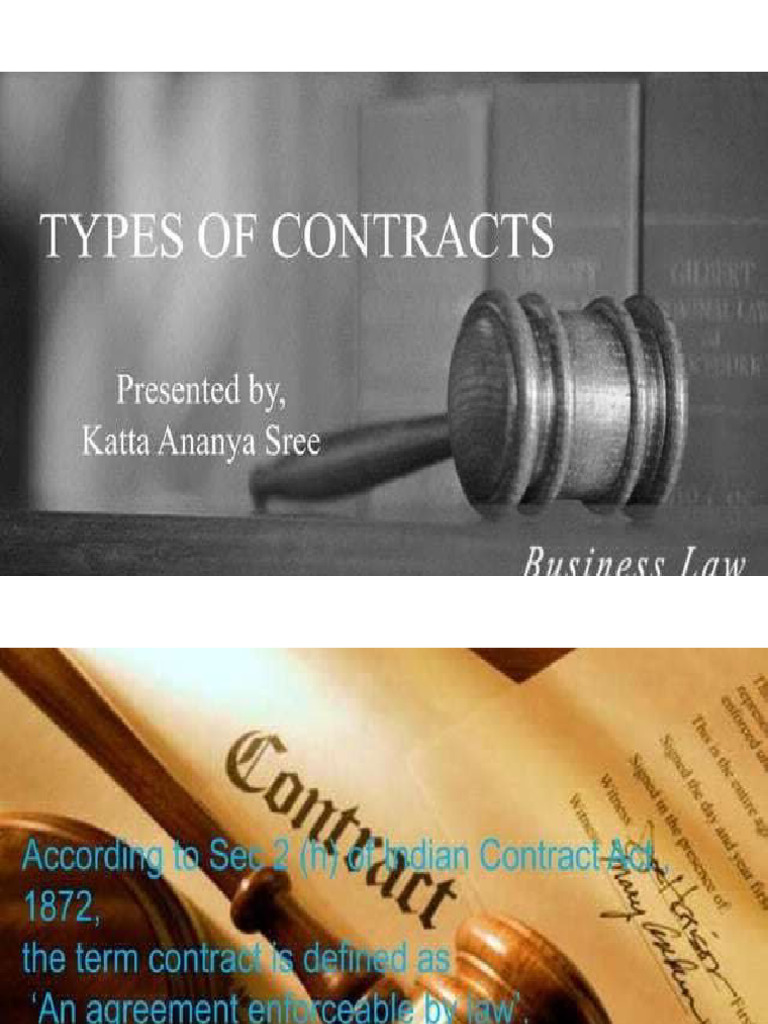 Types of Contract | PDF