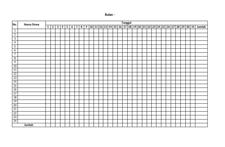 Lembar Rekap Tabungan | PDF