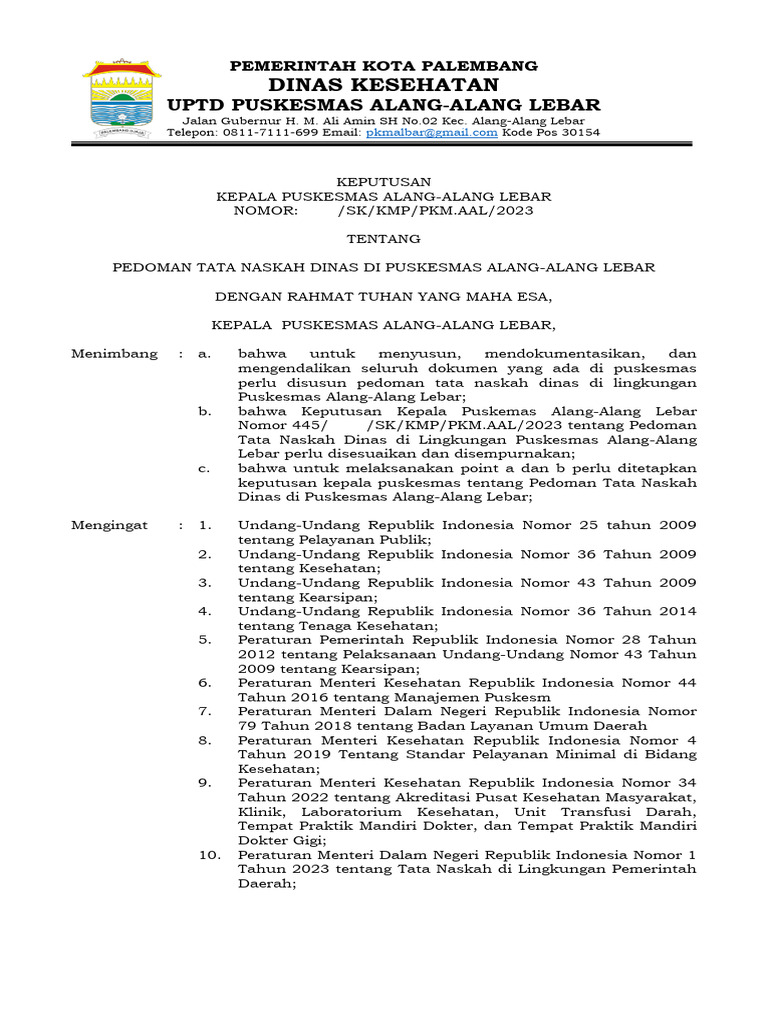 Draf Tata Naskah Perubahan Juni 2023 | PDF