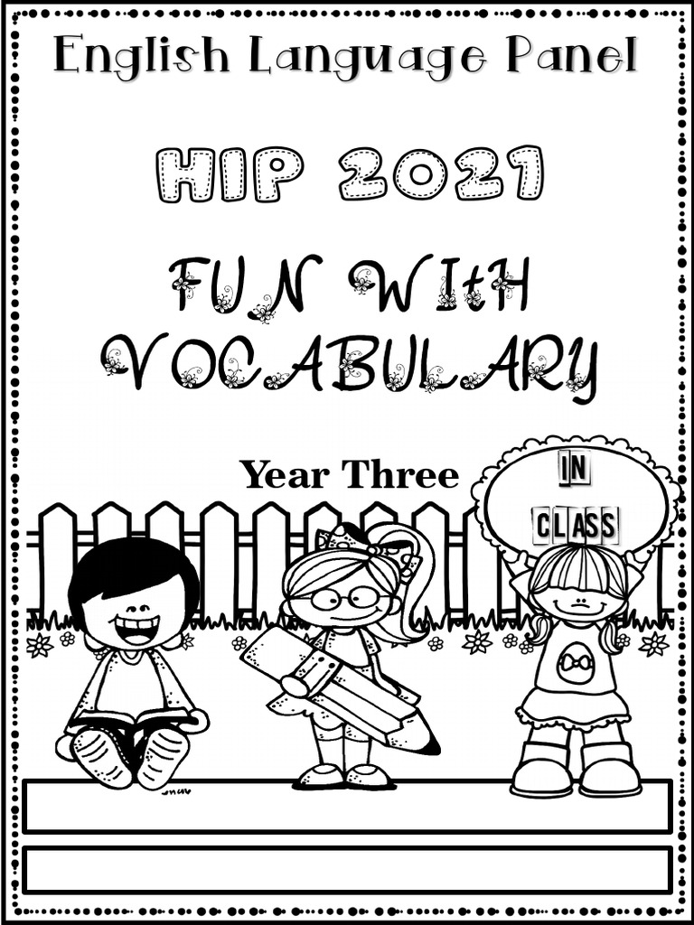 Fun With Vocabulary Year 3 | PDF
